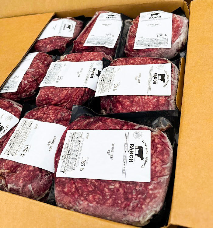 50 lbs. Bulk Ground Beef Bundle – Lightning Spring Ranch
